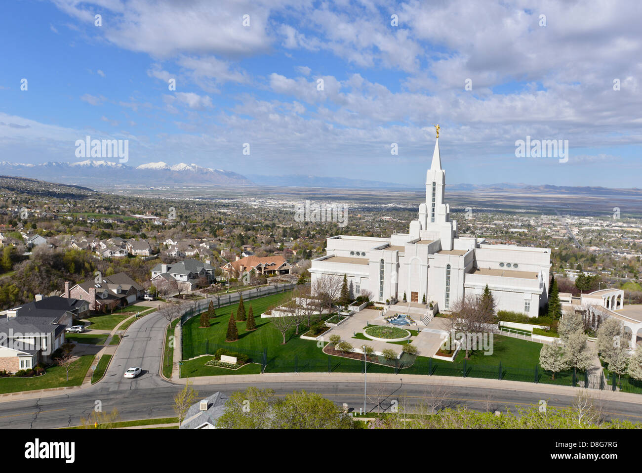 Mormon temple in Bountiful, Utah Stock Photo - Alamy