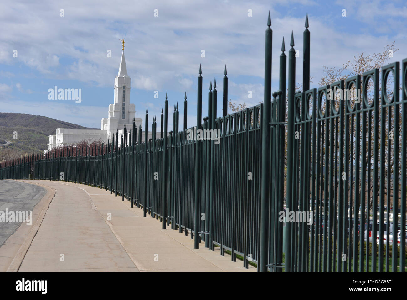 Mormon temple in Bountiful, Utah Stock Photo - Alamy