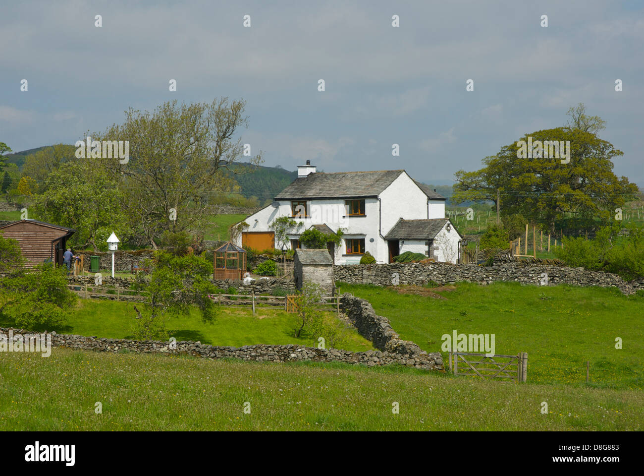 Cottage in the Lyth Valley, South Lakeland, Lake District National Park ...