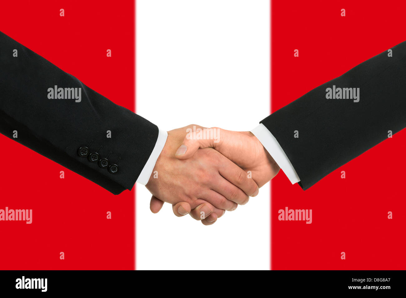 The Peru flag Stock Photo - Alamy