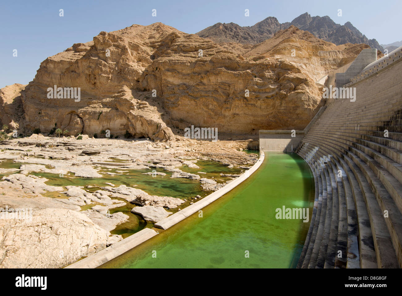 Wadi Dayqah Dam, Oman Stock Photo - Alamy