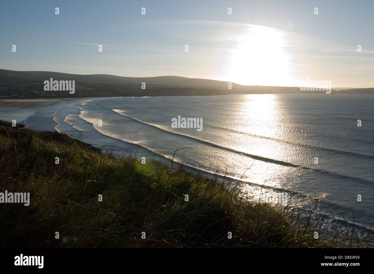 Welsh Coastal Path, Newport Beach, Pembrokeshire Stock Photo - Alamy