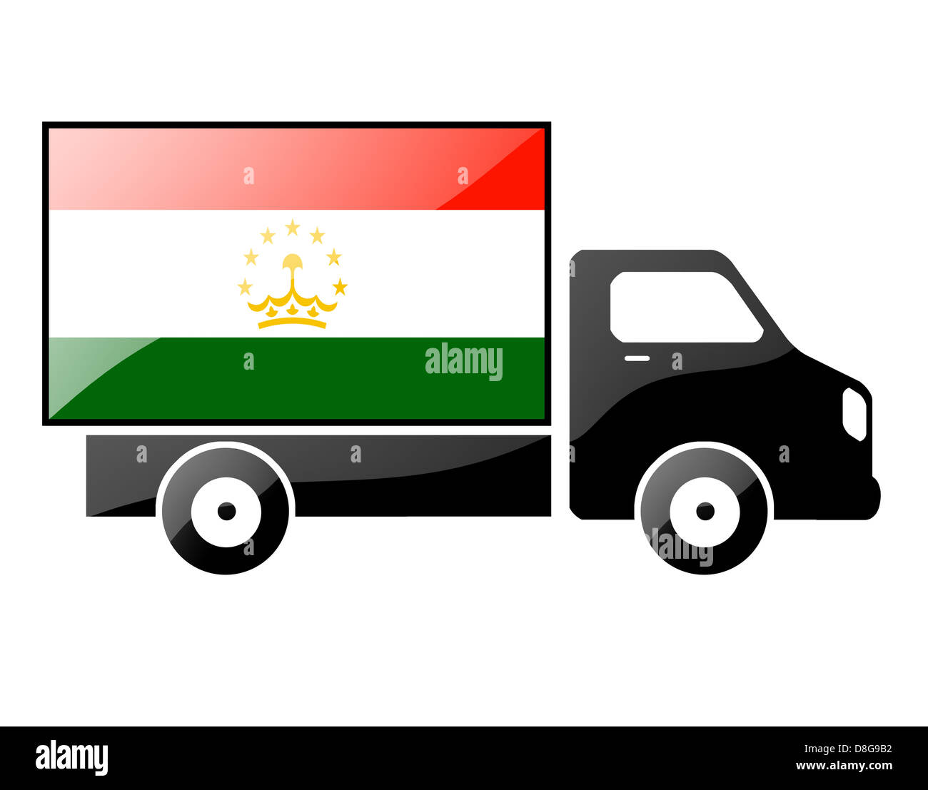 The Tajik flag Stock Photo - Alamy
