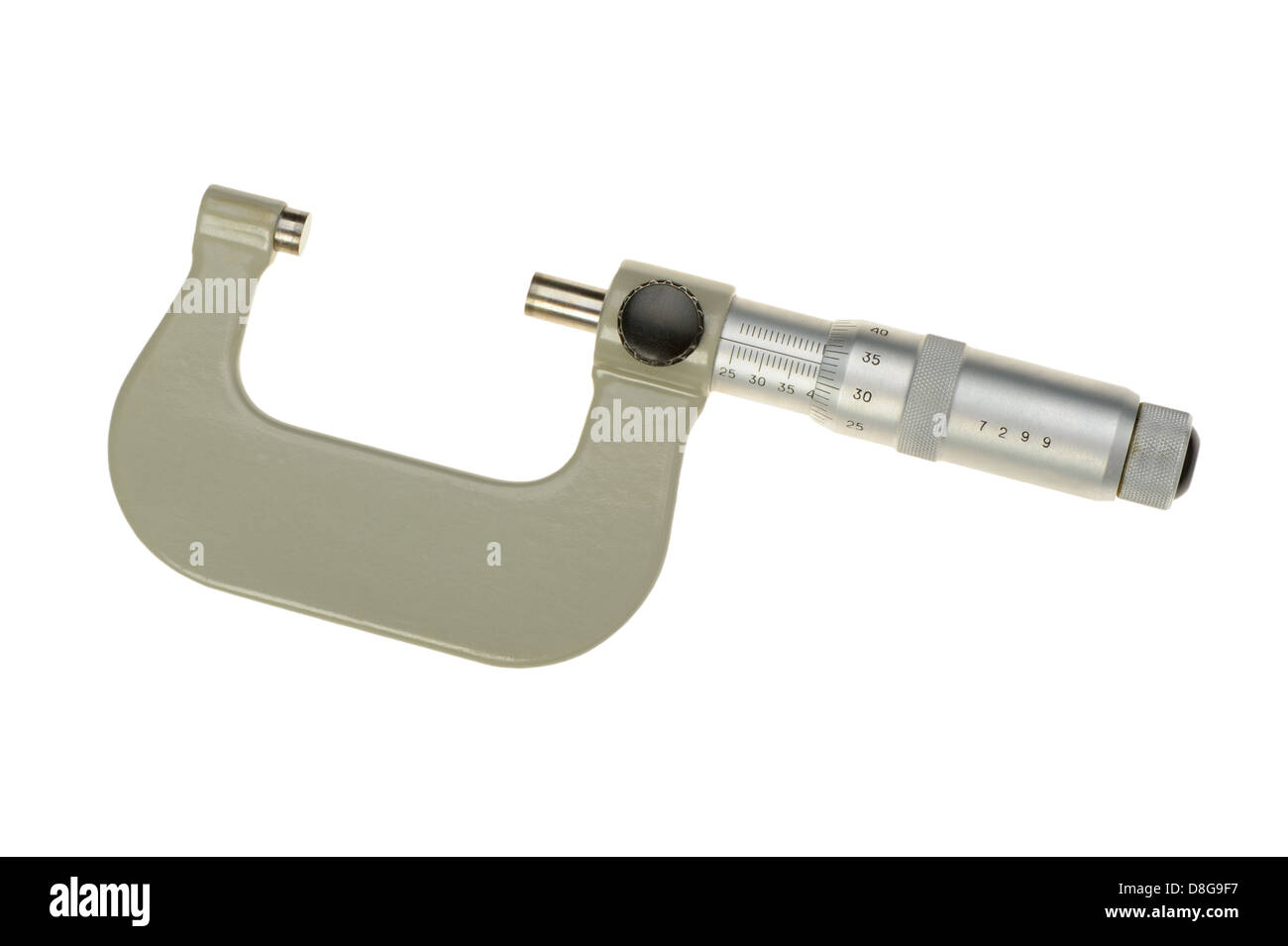 Micrometer measurement Cut Out Stock Images & Pictures - Alamy