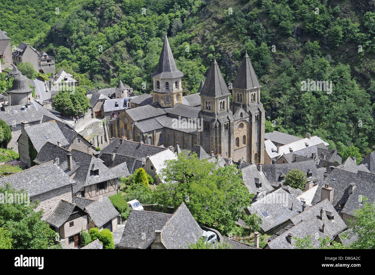 Sainte Foy abbey church Stock Photo - Alamy