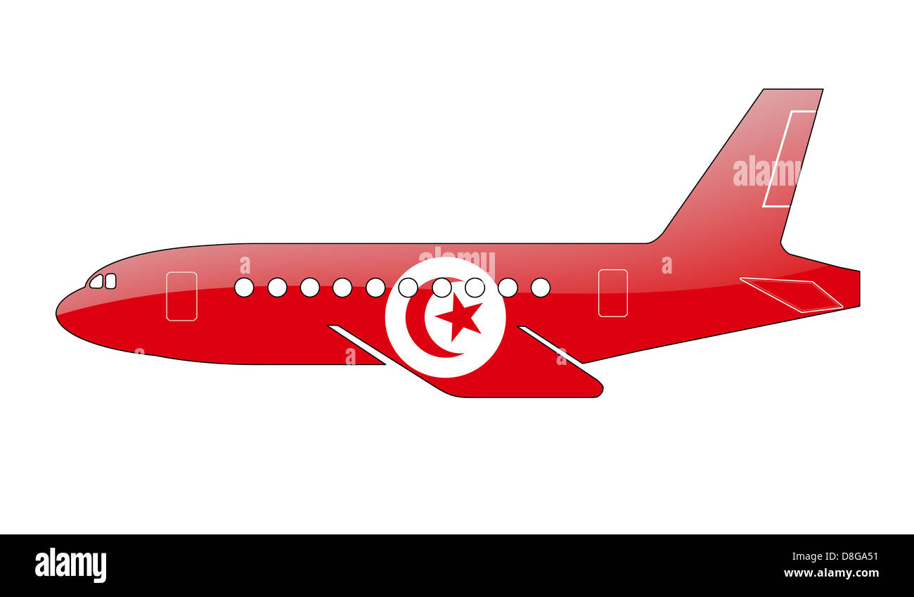The Tunis flag Stock Photo - Alamy