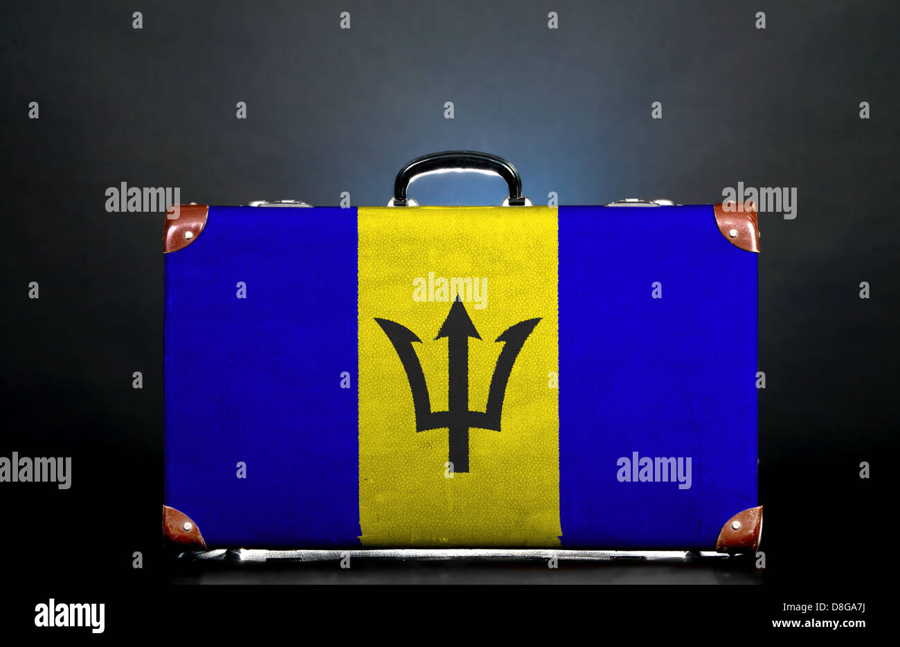 The Barbados flag Stock Photo - Alamy
