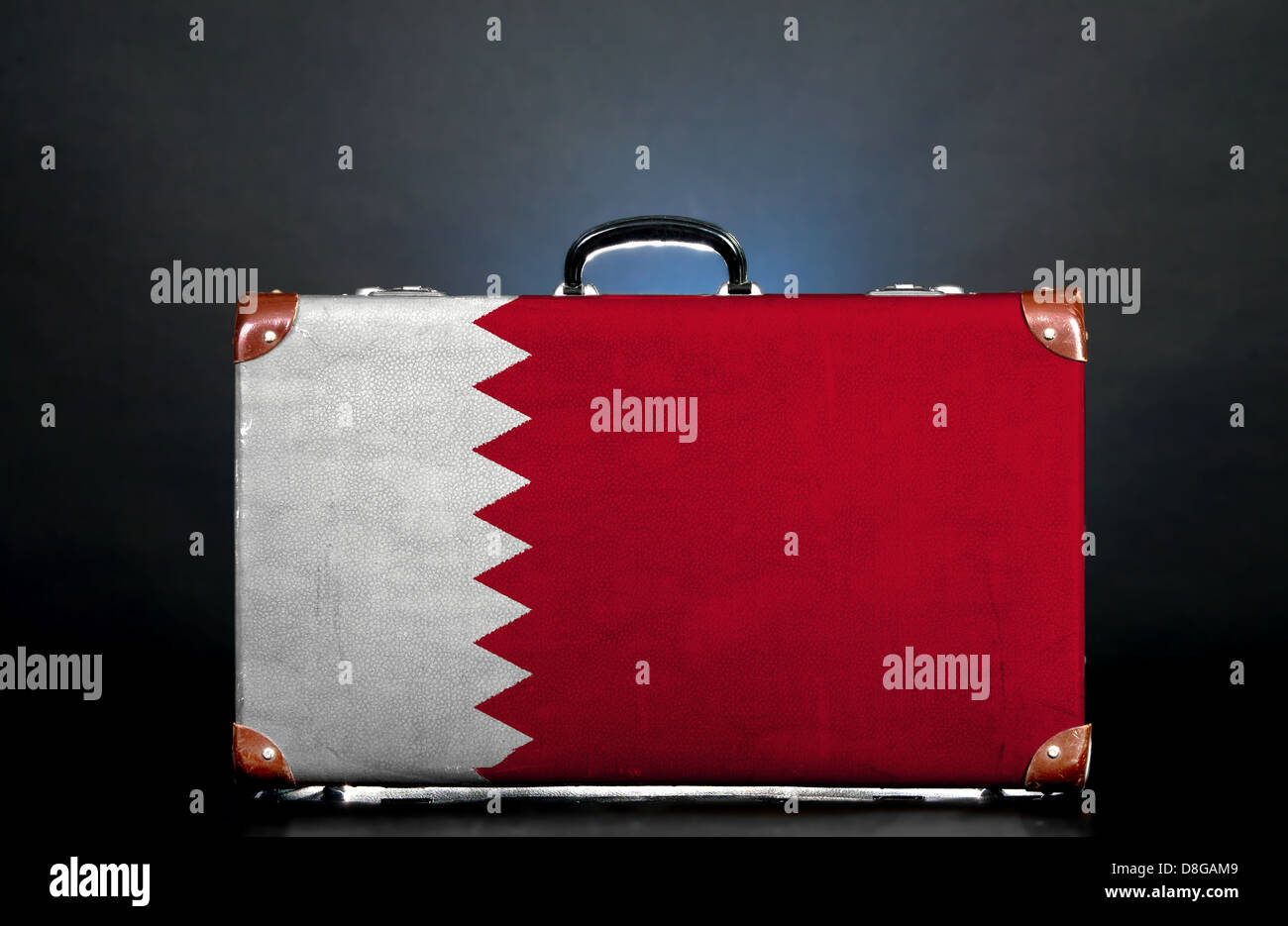 The Qatari flag Stock Photo - Alamy