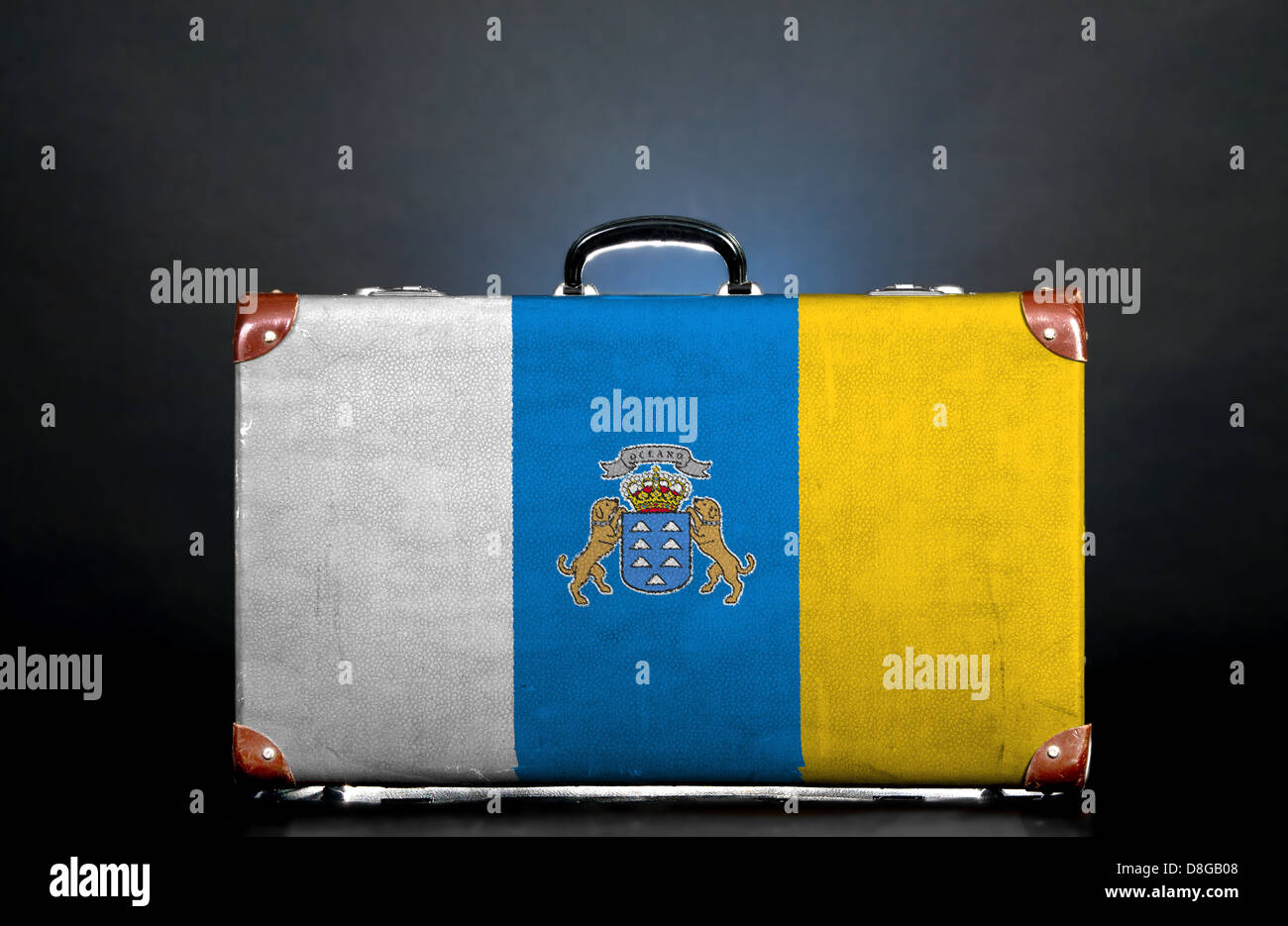 The Canary Islands flag Stock Photo - Alamy