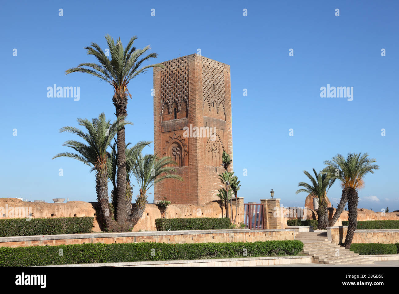 The Hassan Tower in Rabat, Morocco Stock Photo - Alamy
