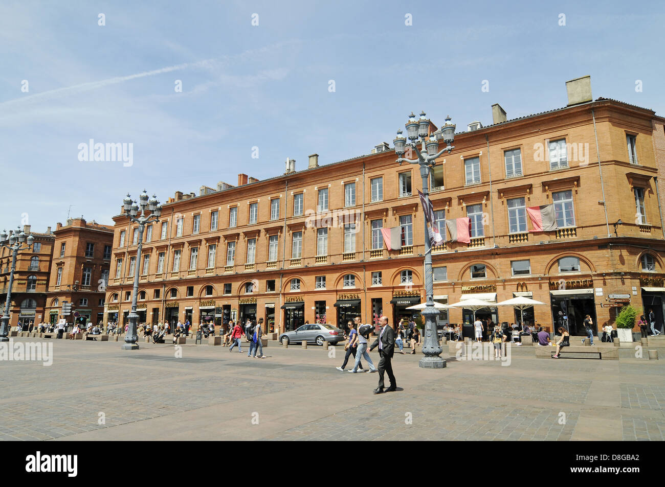 Place du Capitole square Stock Photo - Alamy