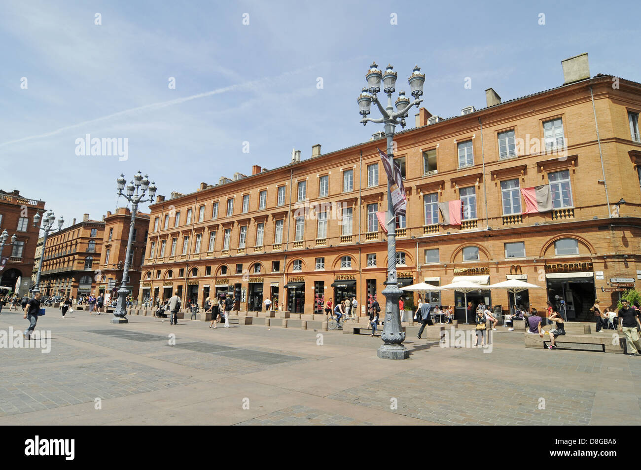 Place du Capitole square Stock Photo - Alamy