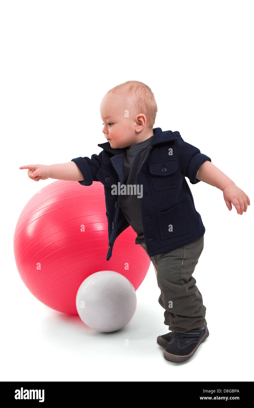 boy with ball Stock Photo - Alamy