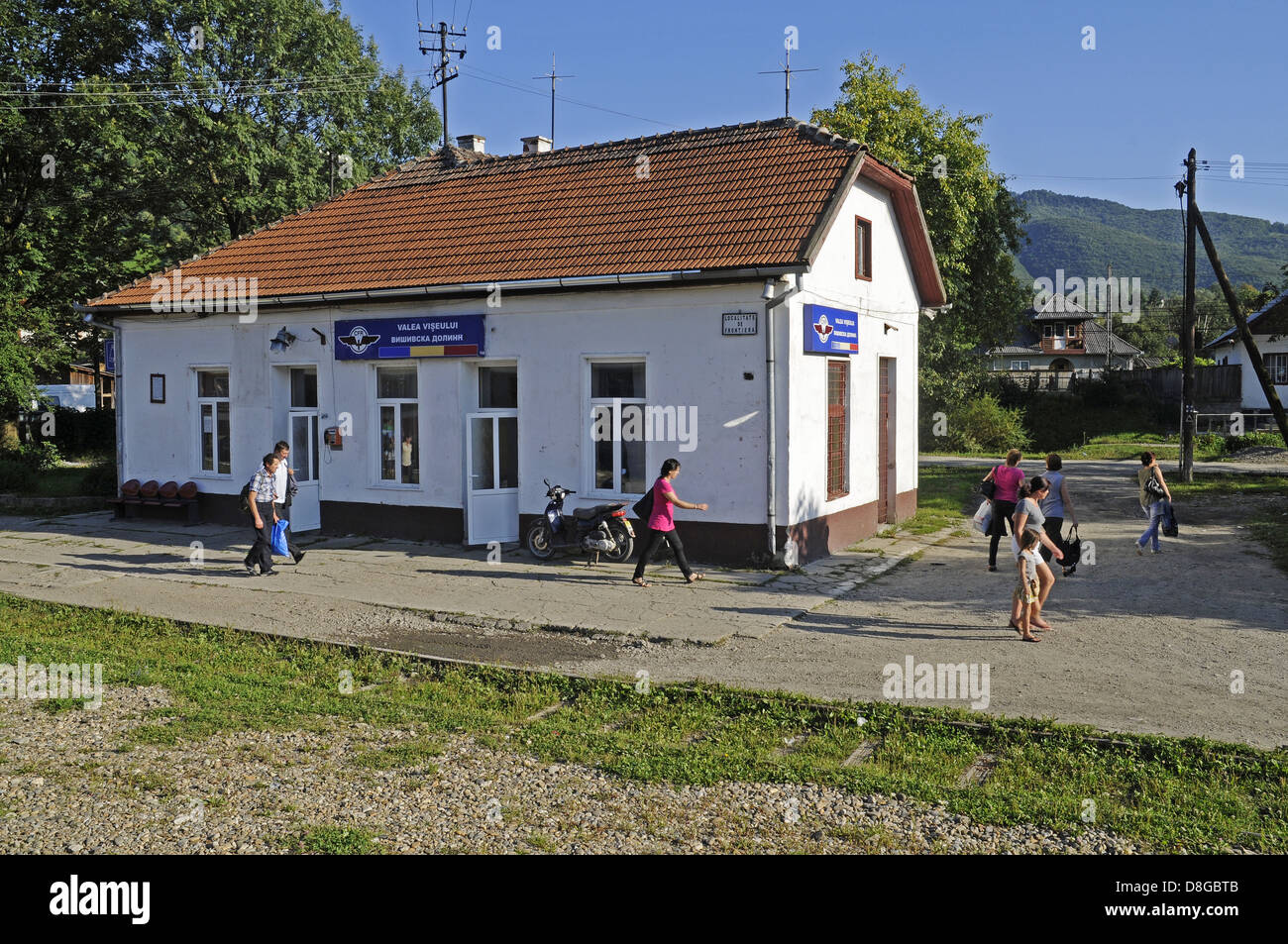 Small railway station Stock Photo - Alamy
