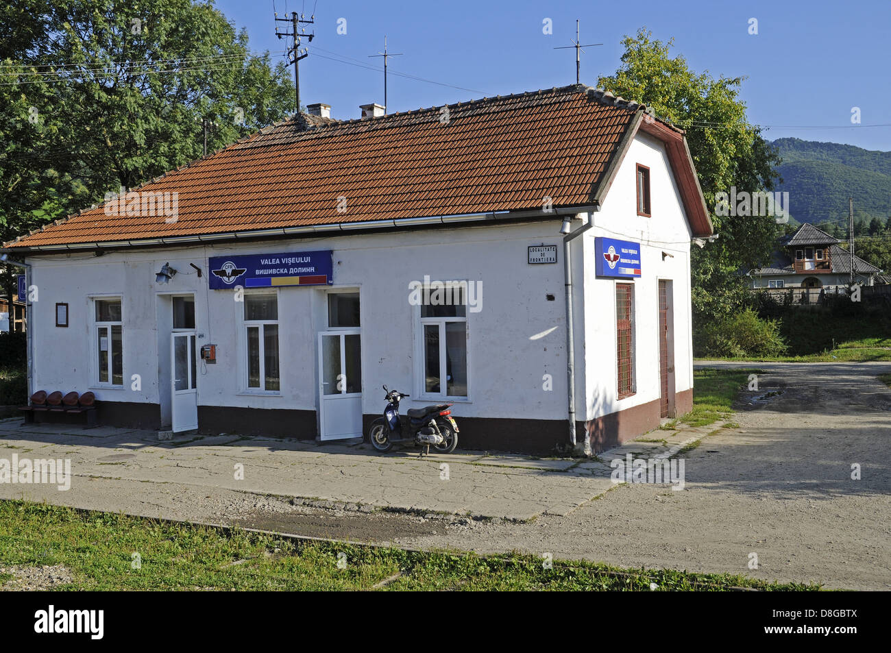 Small railway station Stock Photo - Alamy