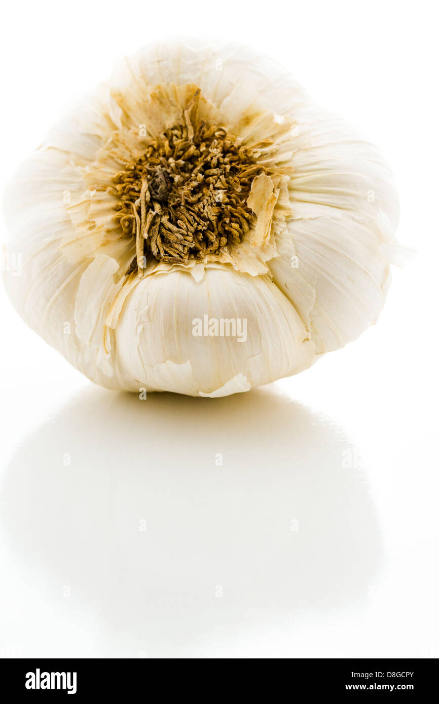 Organic garlic from the local Farmers Market Stock Photo - Alamy
