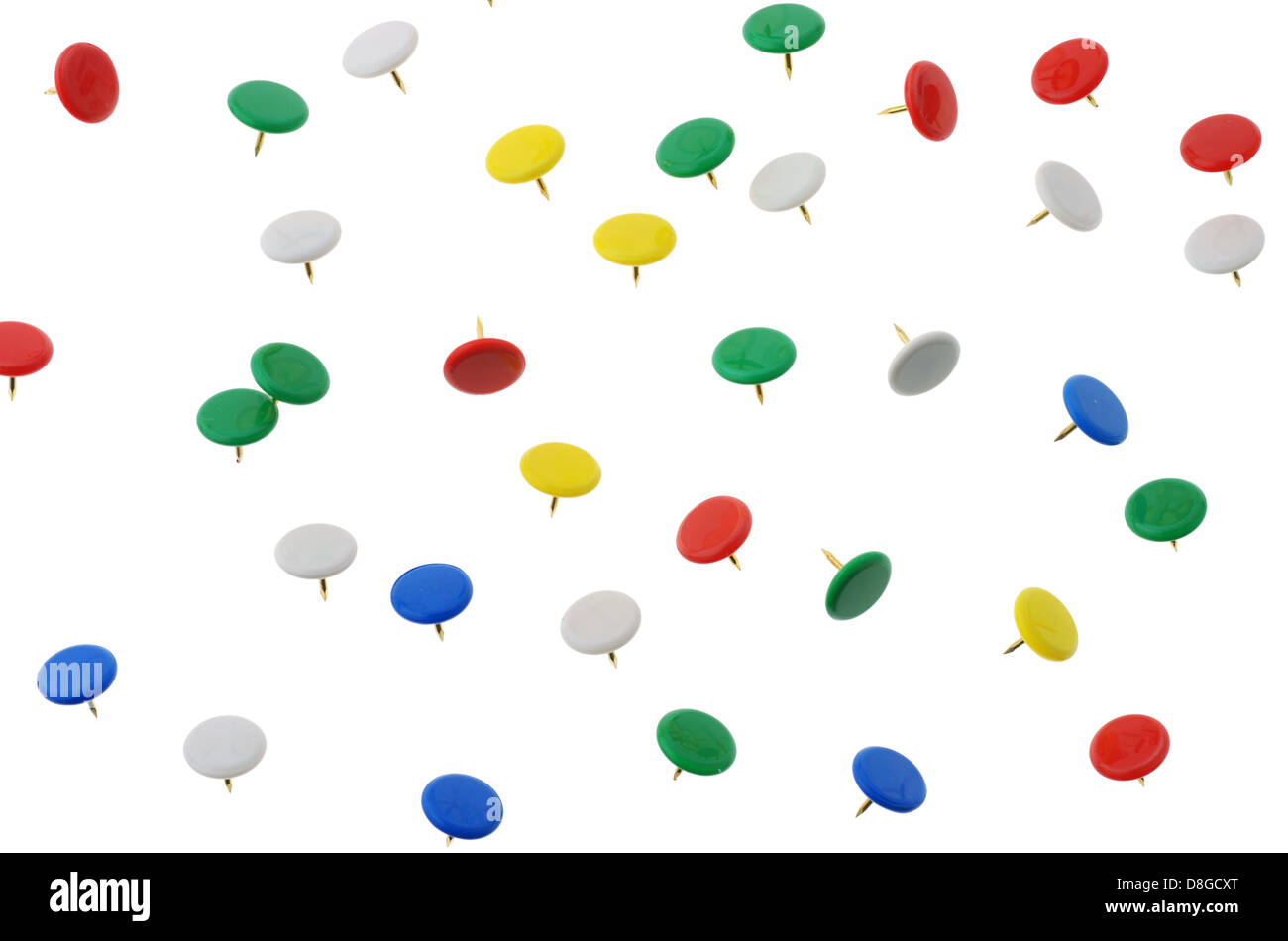 isolated color pushpin Stock Photo - Alamy