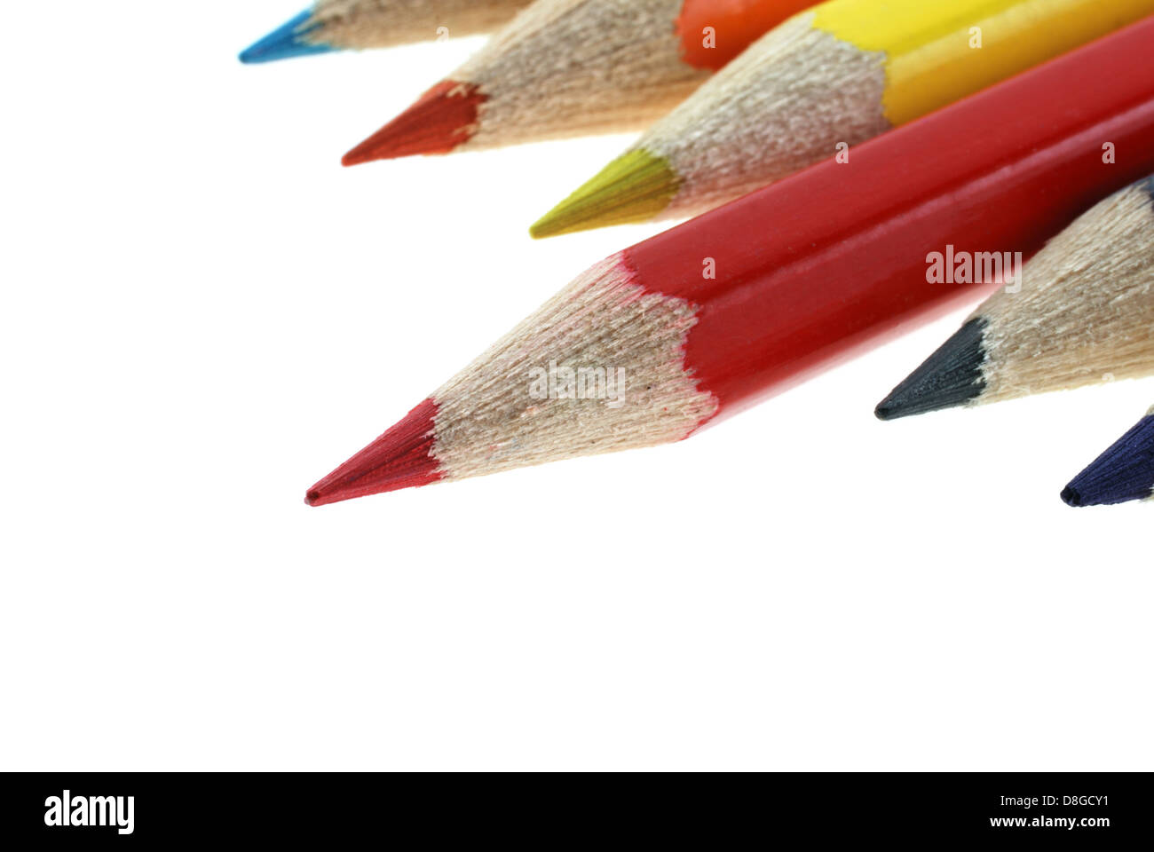 Red pencils hi-res stock photography and images - Alamy