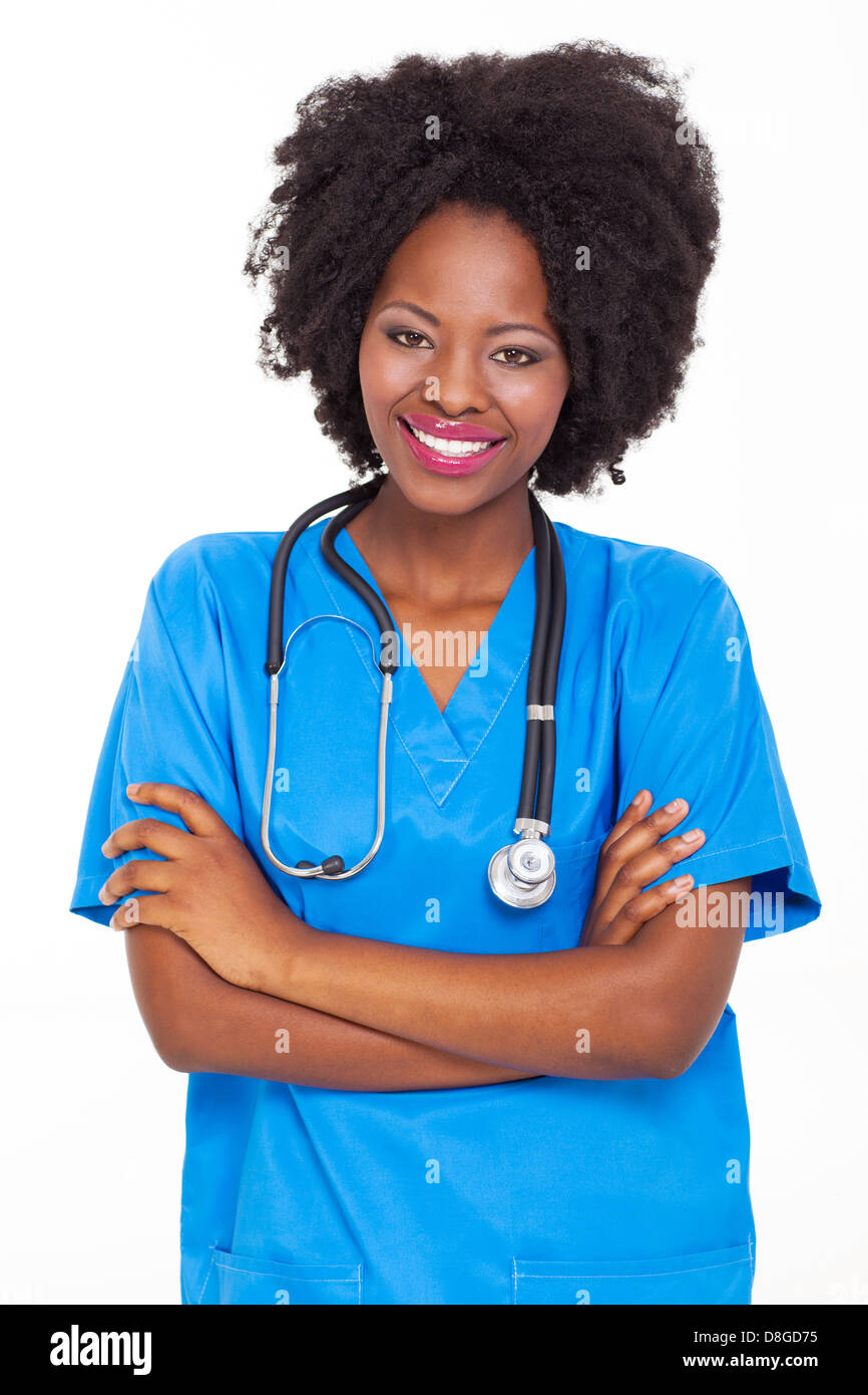 Afro american nurse hi-res stock photography and images - Alamy