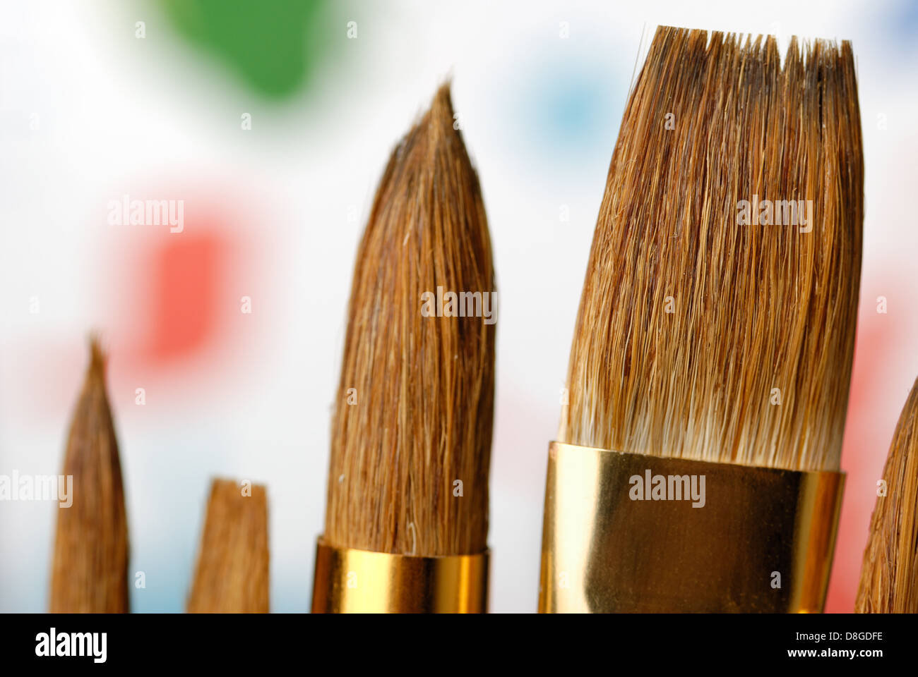 Watercolour set paintbrush hi-res stock photography and images - Alamy