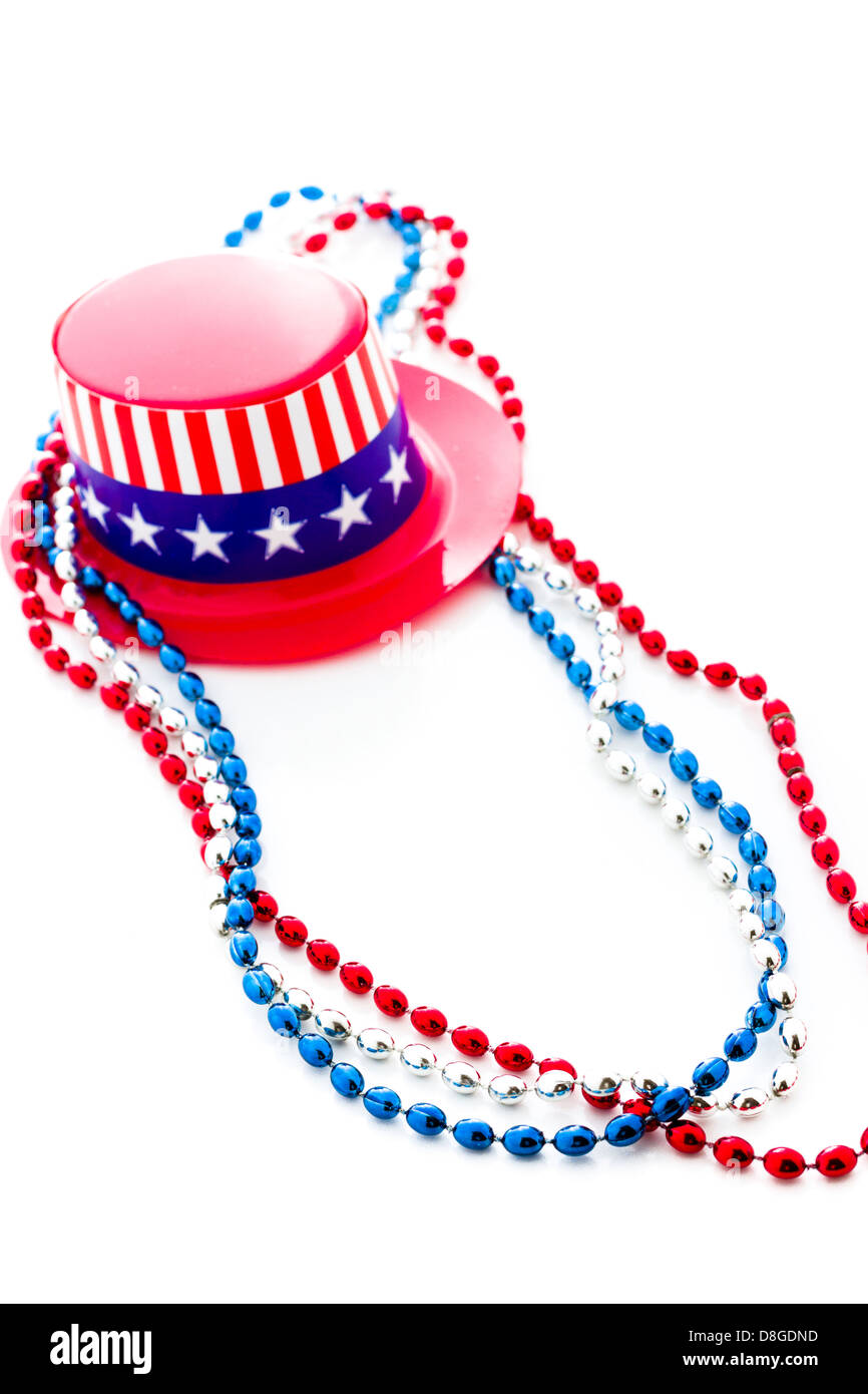 Patriotic items to celebrate July 4th Stock Photo - Alamy