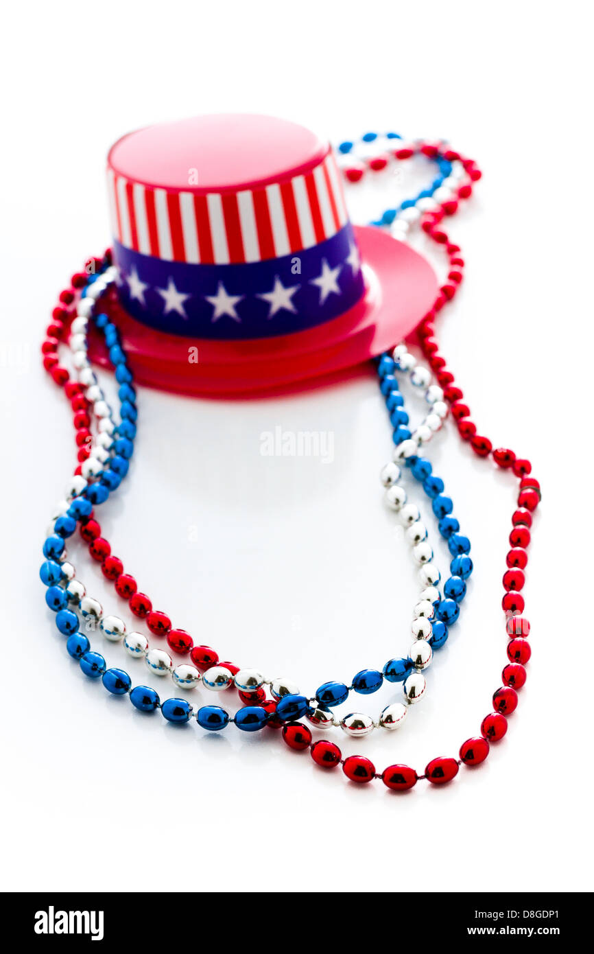 Patriotic items to celebrate July 4th Stock Photo - Alamy
