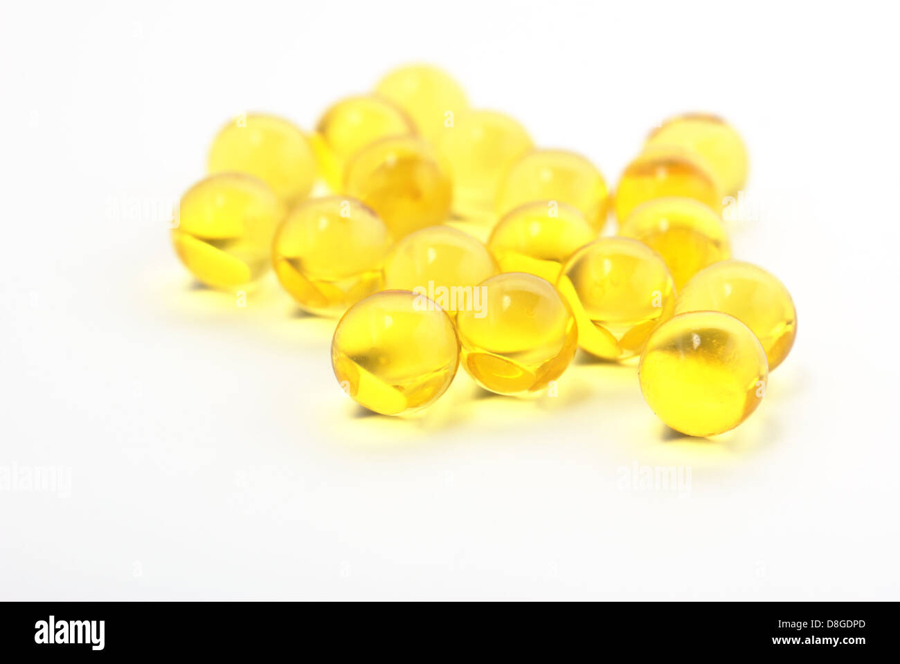 Tablets in the form of gel sphere Stock Photo - Alamy