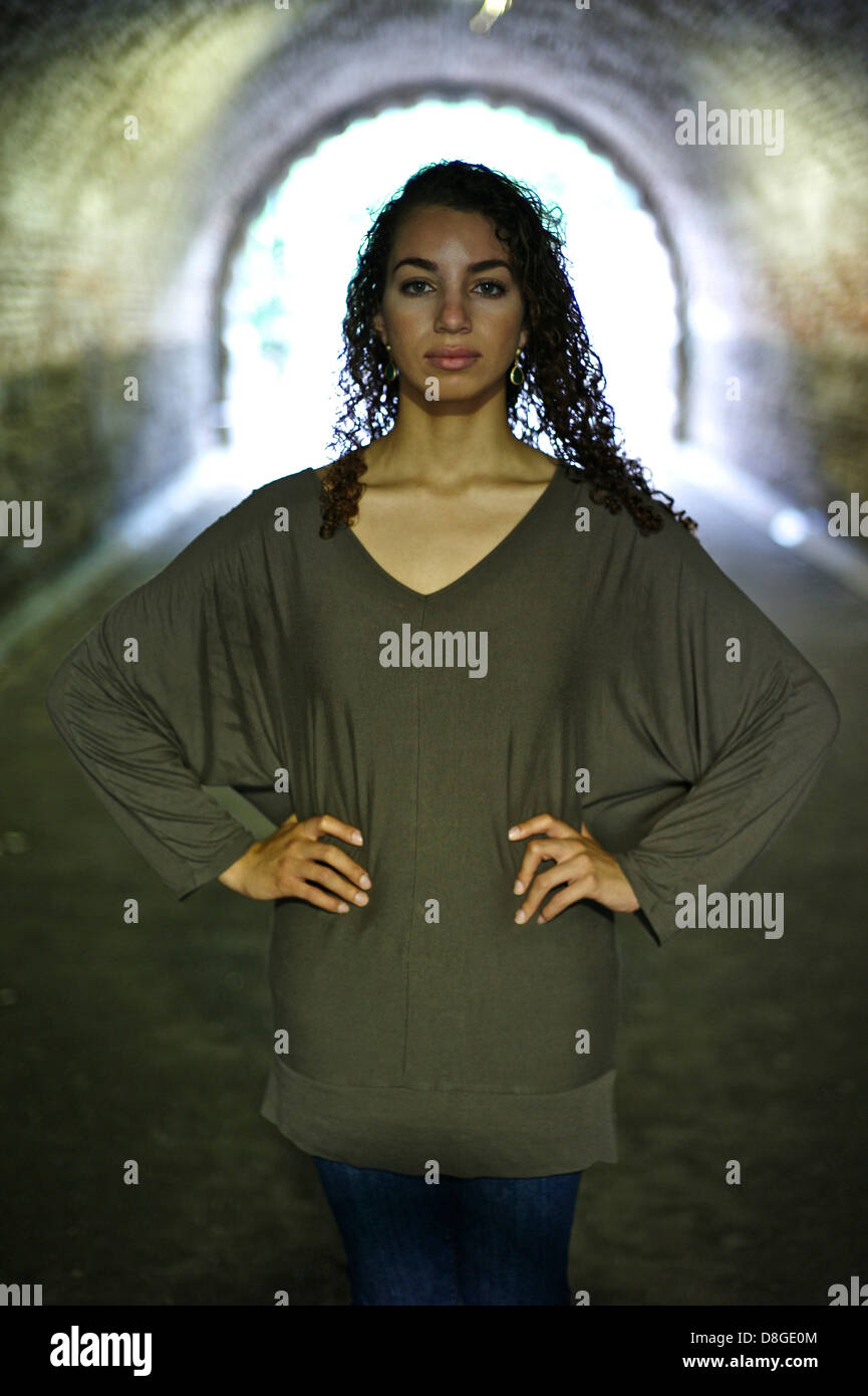 24 Year Old Mixed Race American Woman In Central Park Model Released