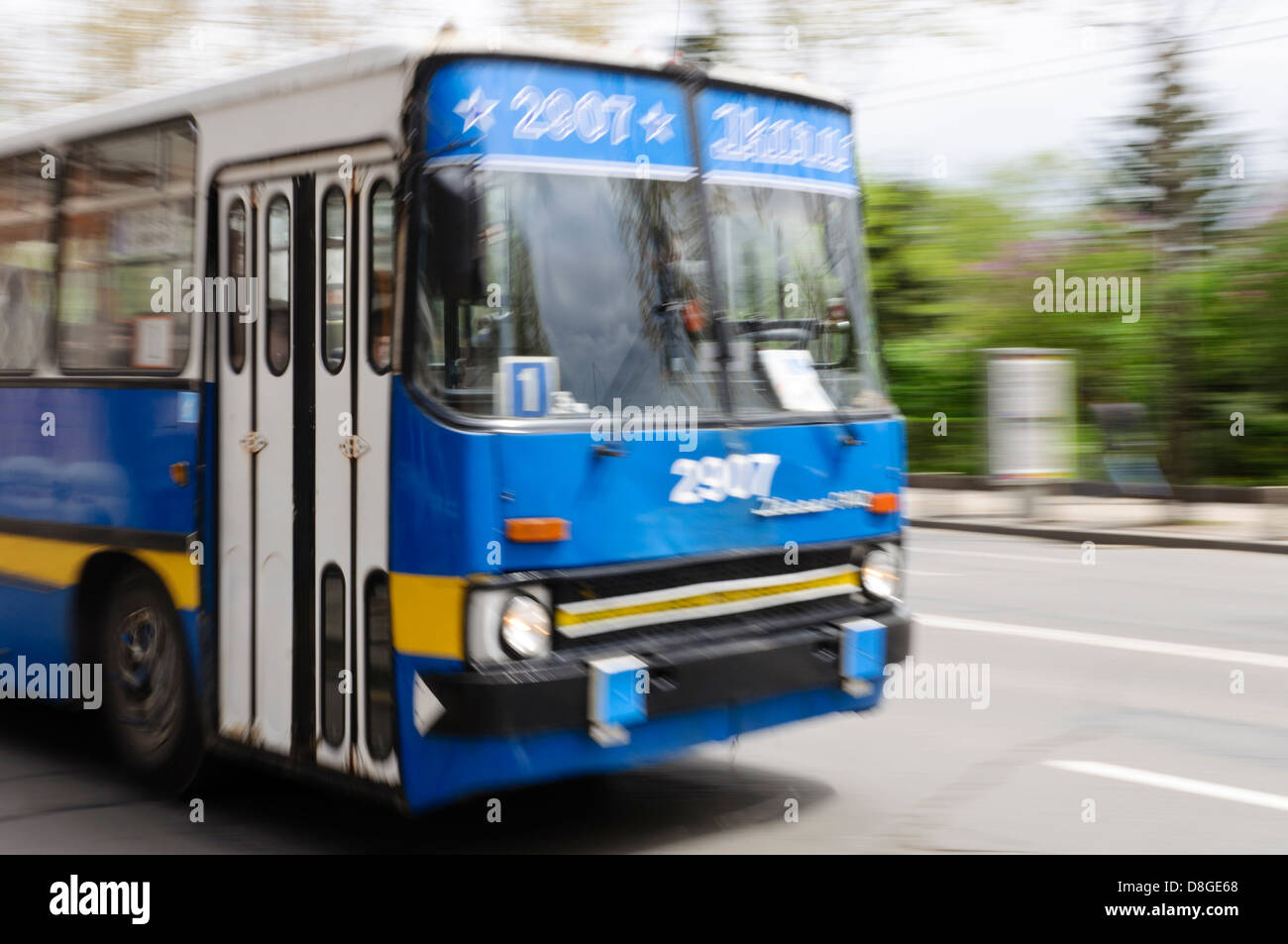 Trolley-bus, Sofia, Bulgaria Stock Photo - Alamy