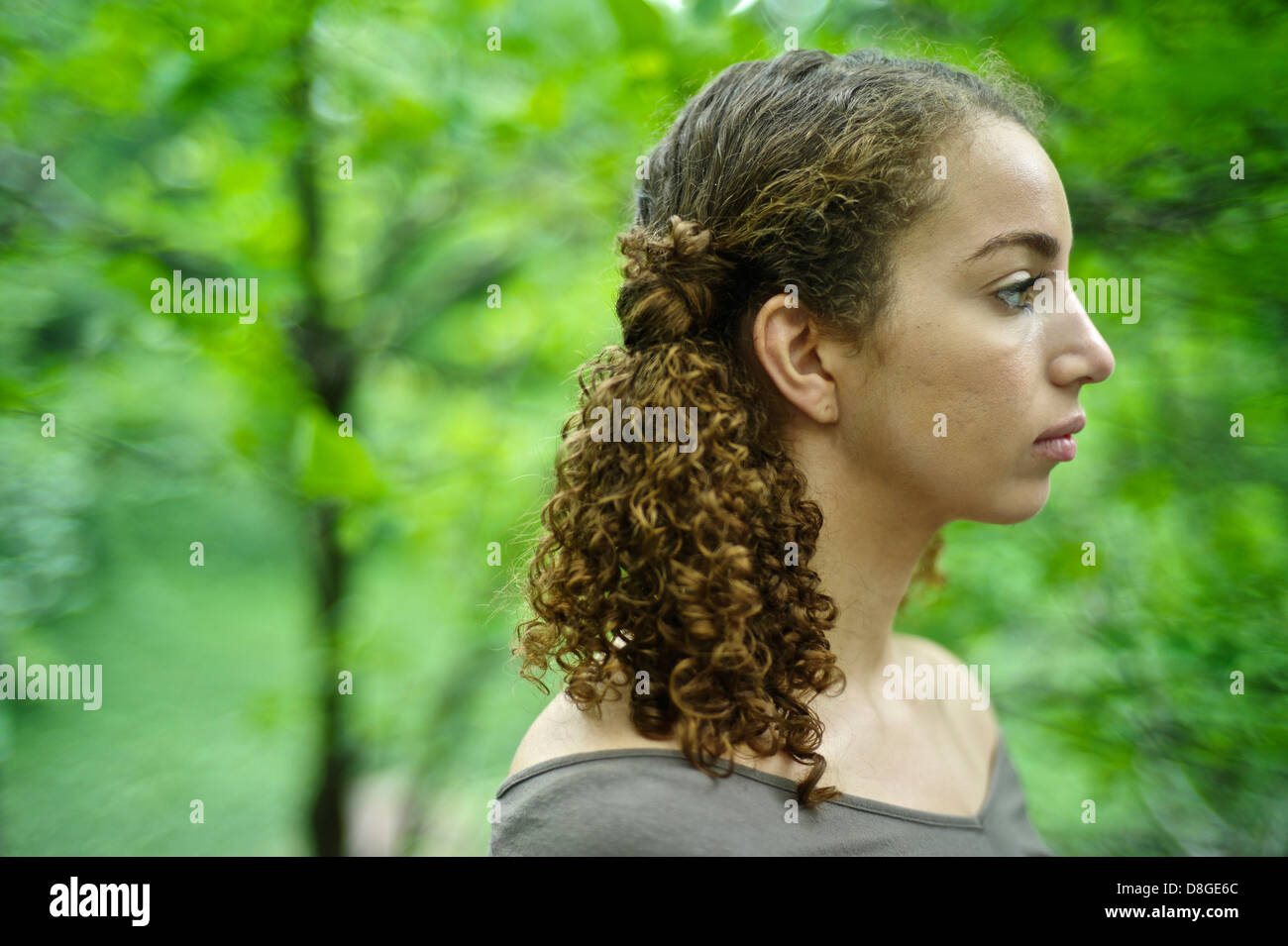 24 Year Old Mixed Race American Woman In Central Park Model Released