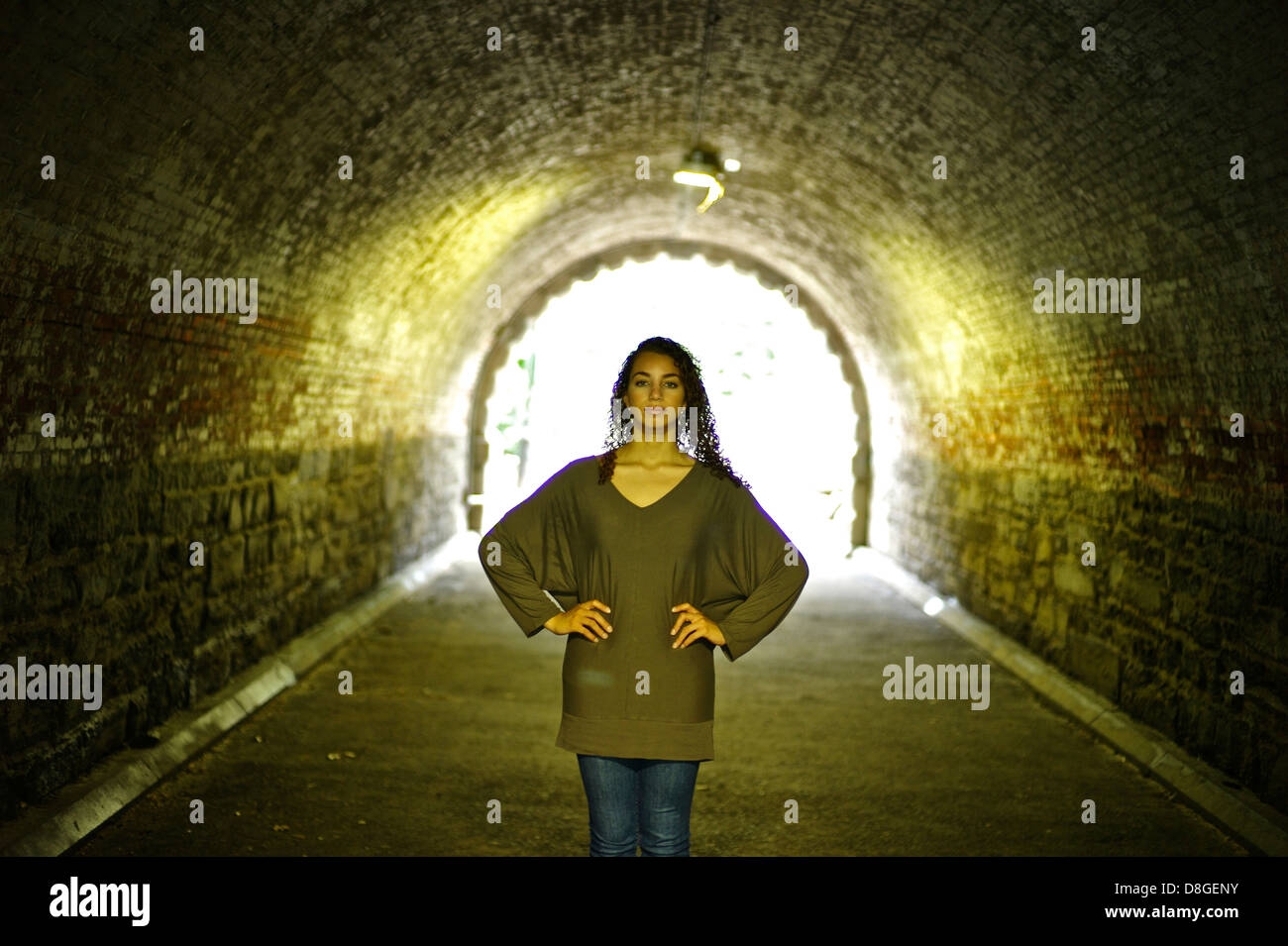 24 Year Old Mixed Race American Woman In Central Park Model Released