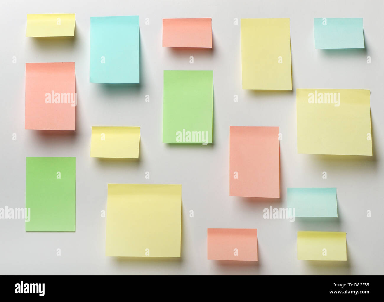 Set of paper notes Stock Photo - Alamy