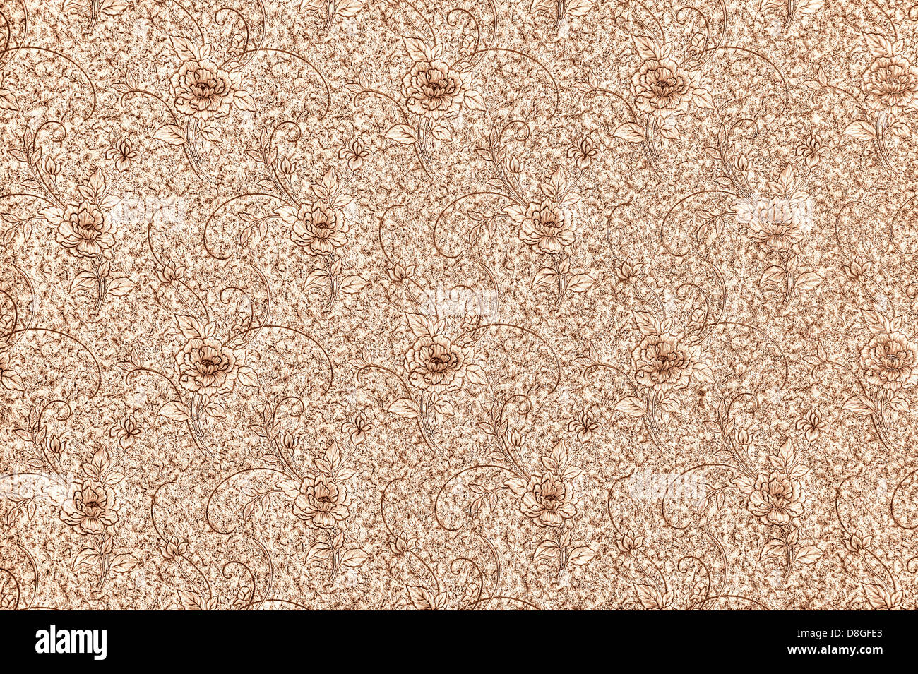 Wall-paper on a wall Stock Photo - Alamy