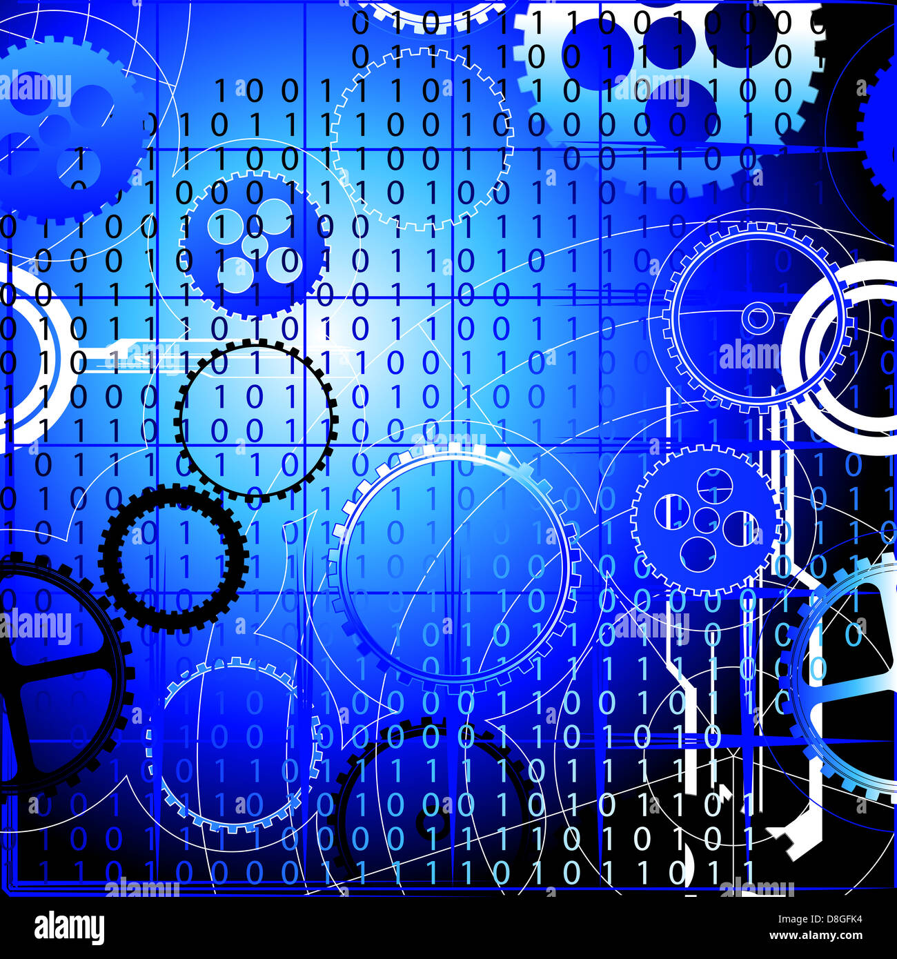 Abstract technical background Stock Photo - Alamy