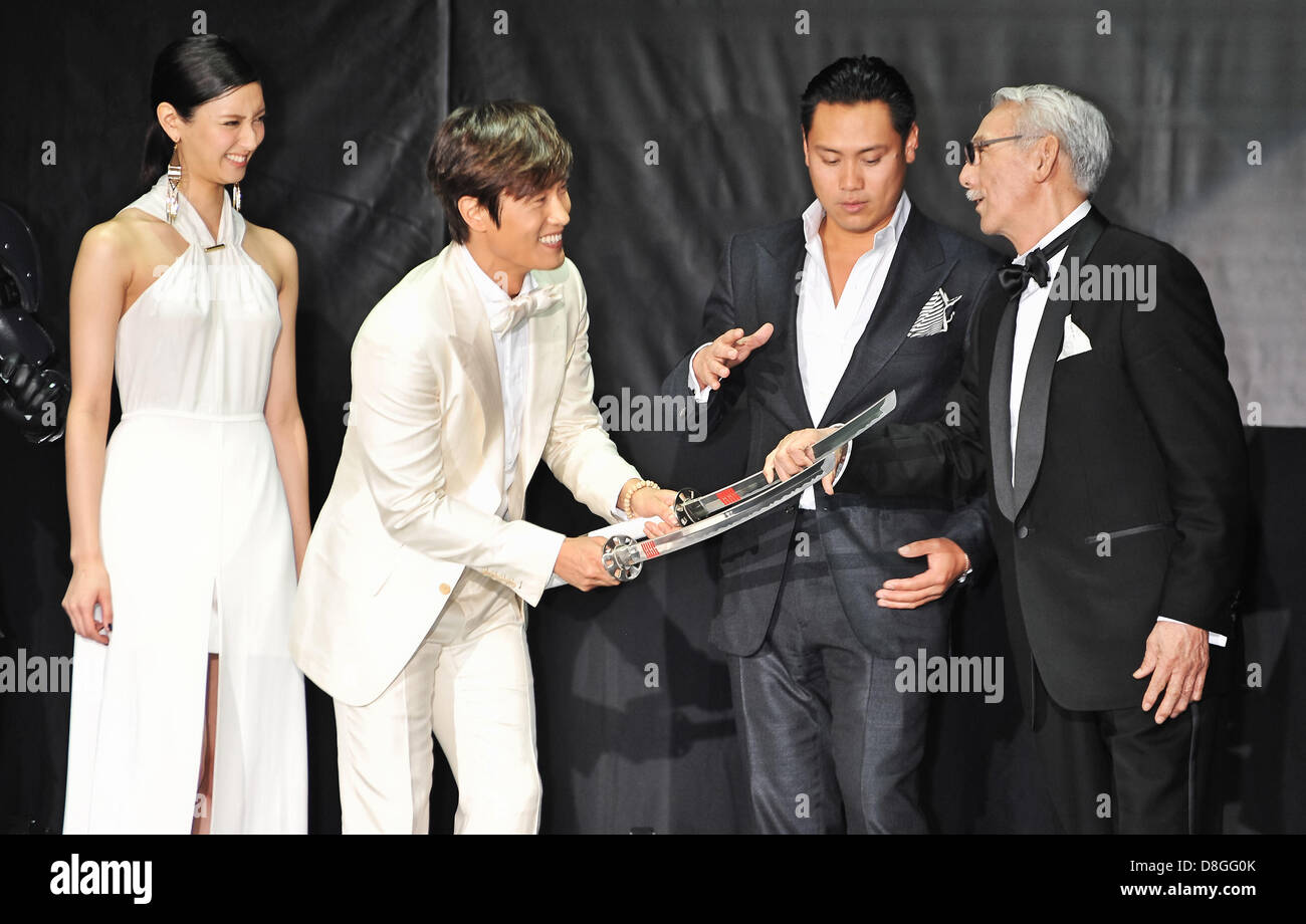Nanao, Byung-hun Lee, Jon M. Chu and Joe Shishido, May 27, 2013 : Tokyo ...