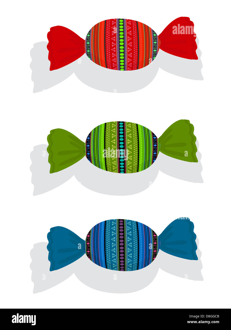 Wrapped candies hi-res stock photography and images - Alamy