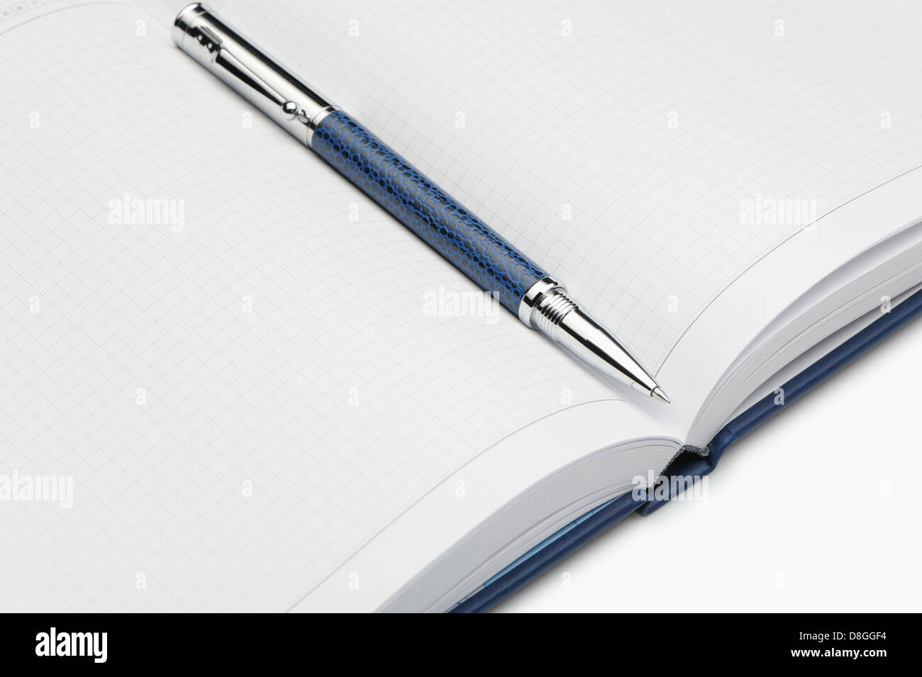 Pen and a notebook Stock Photo - Alamy
