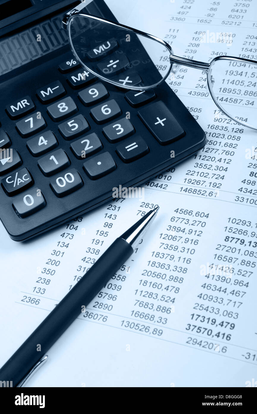 Blue report hi-res stock photography and images - Alamy