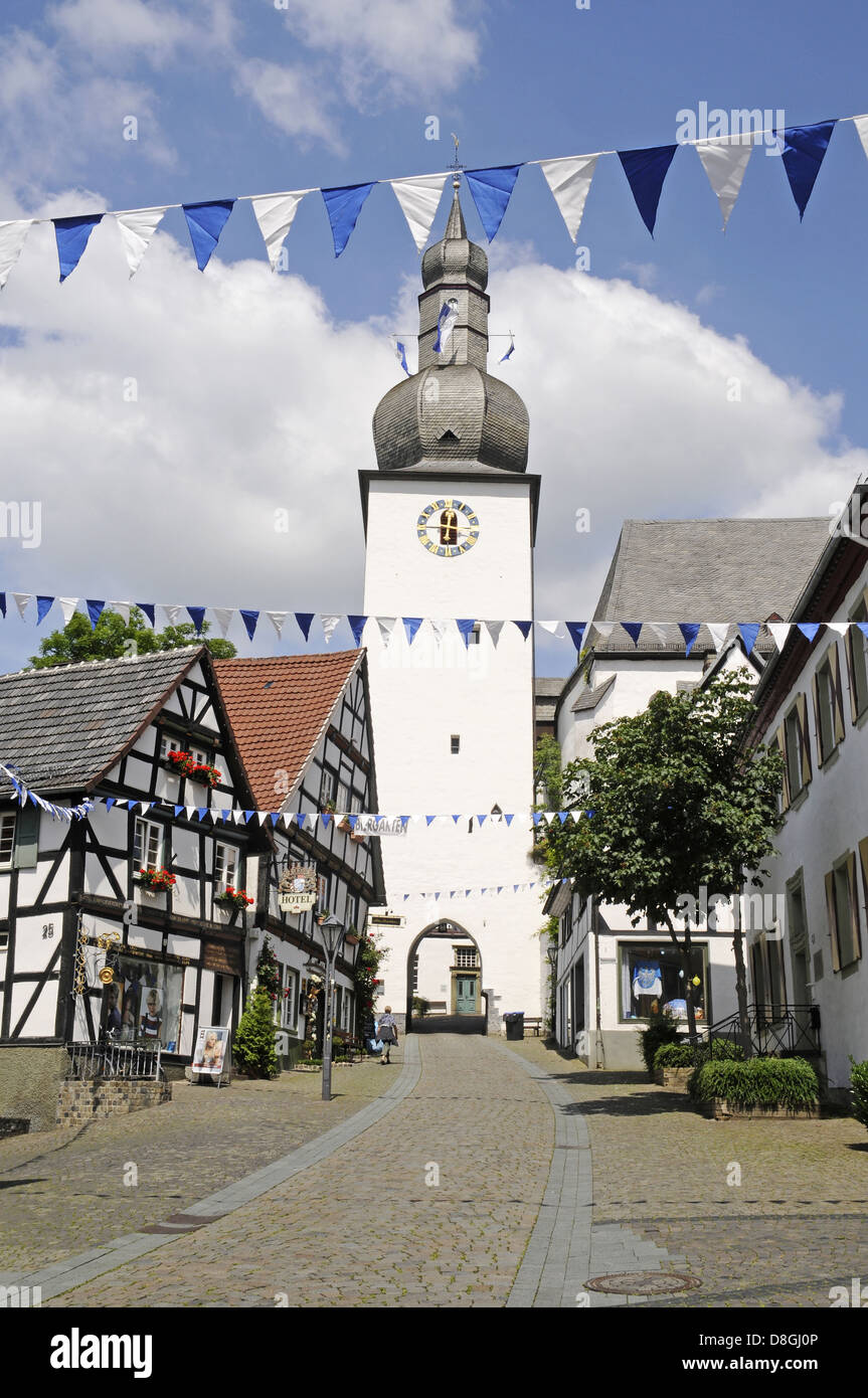 Half timbered house belfry hi-res stock photography and images - Alamy