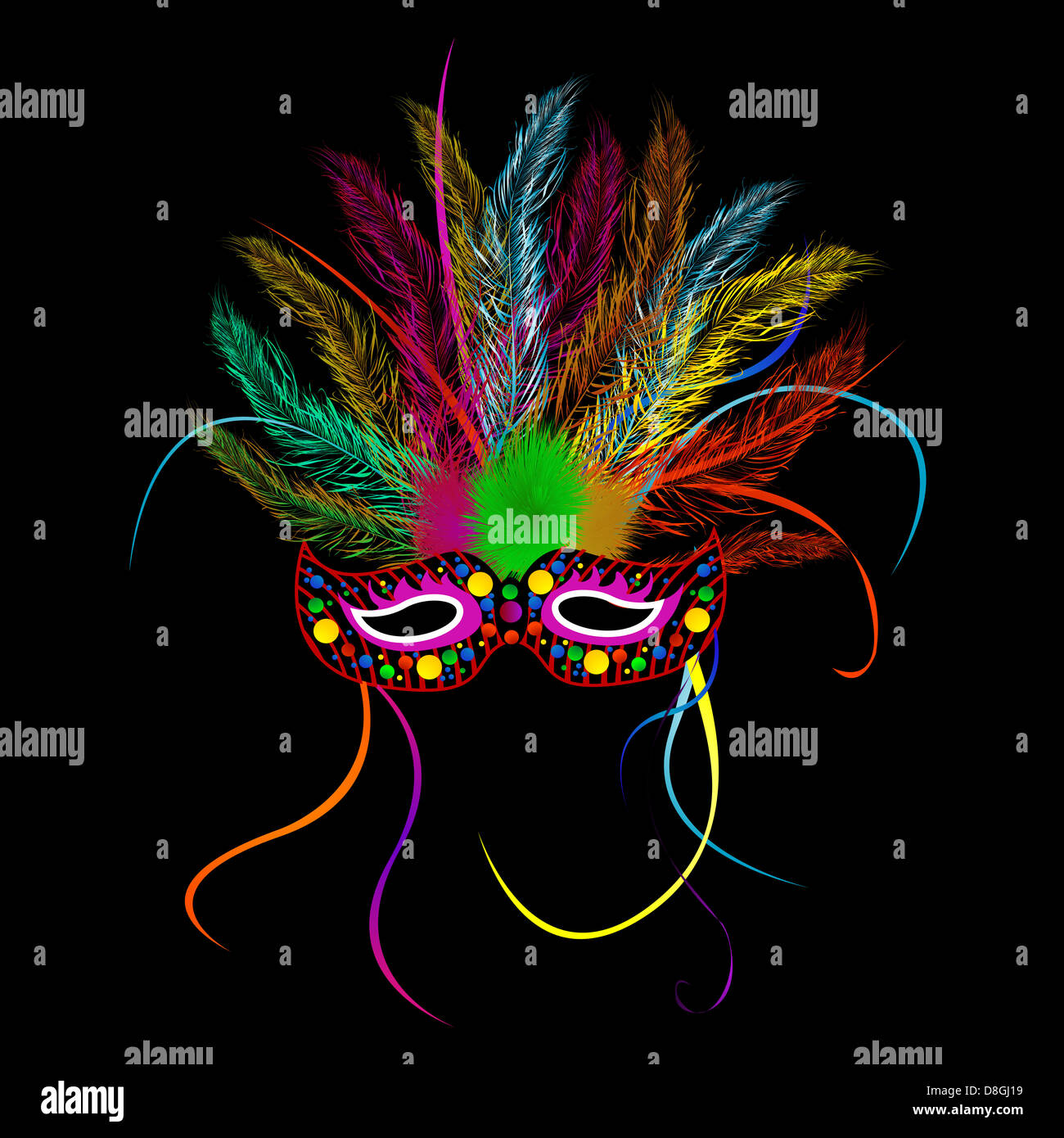 Ornate masquerade mask set hi-res stock photography and images - Alamy