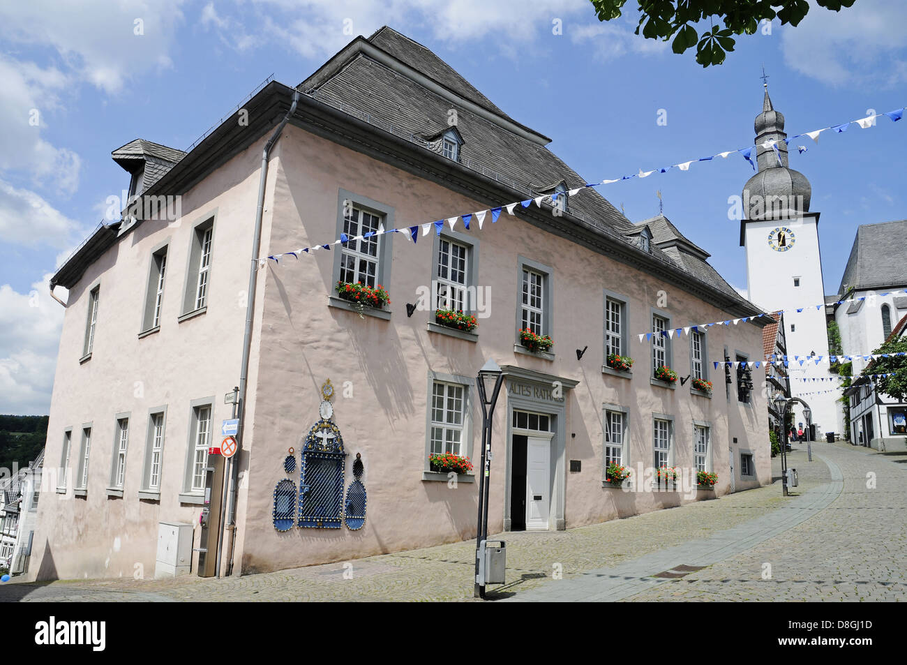 Old Town Hall Stock Photo - Alamy