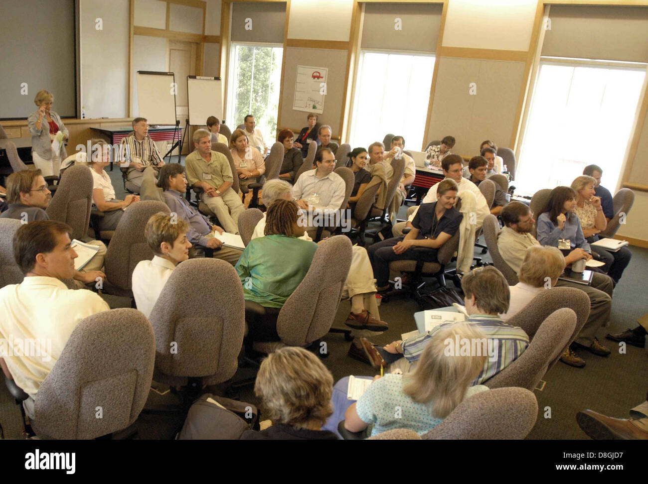 Focused audience listening speaker hi-res stock photography and images ...