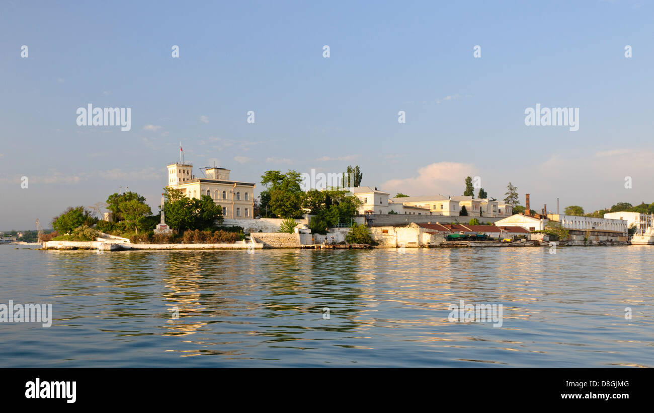 Docks of Sevastopol harbour, Crimea, Ukraine Stock Photo - Alamy