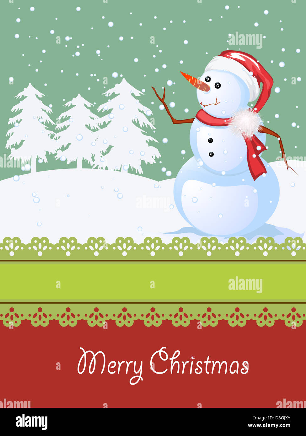 Christmas folk art greeting hi-res stock photography and images - Alamy