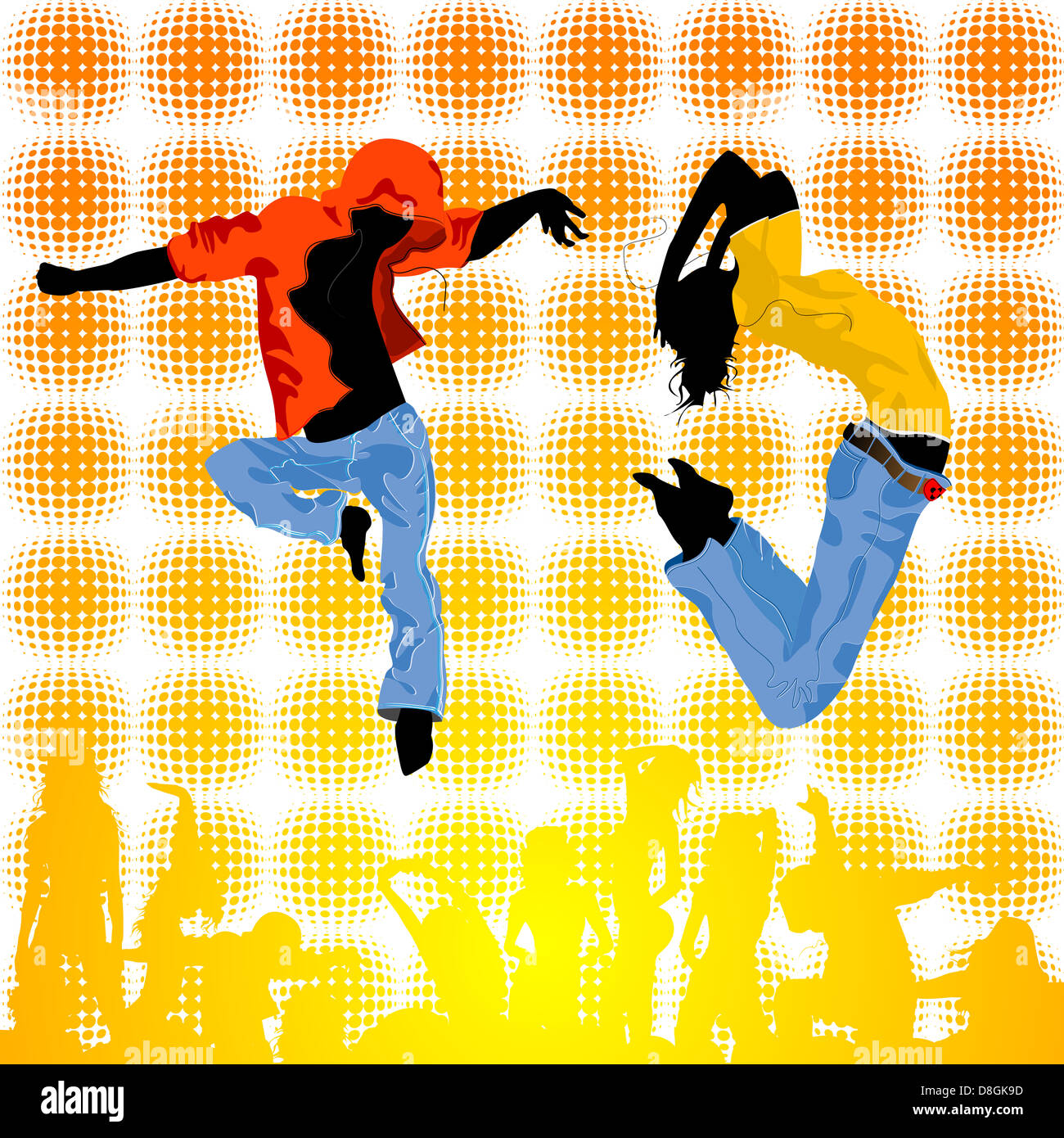 Outline dancers hi-res stock photography and images - Alamy