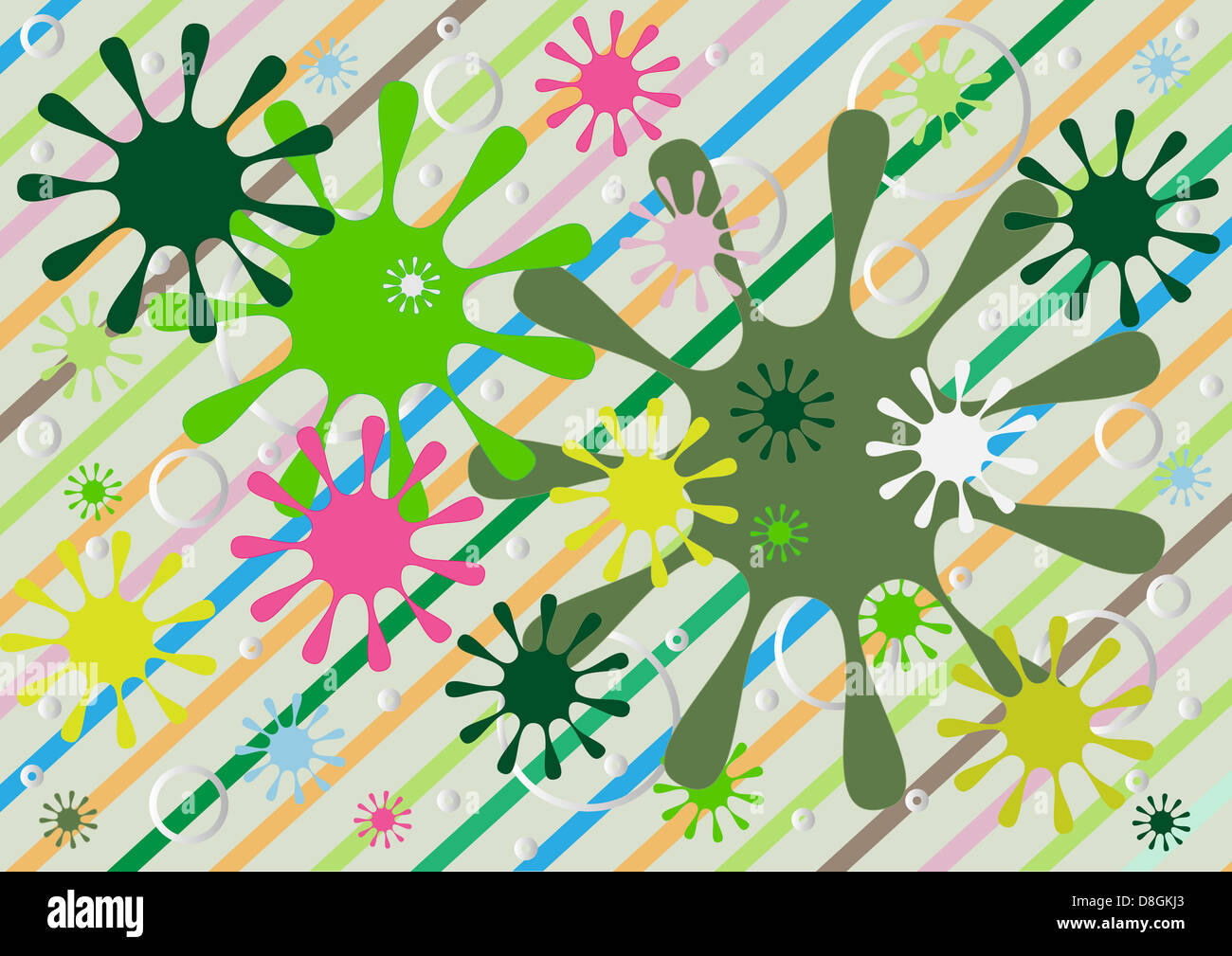 Abstract wallpaper green stripes on hi-res stock photography and images ...