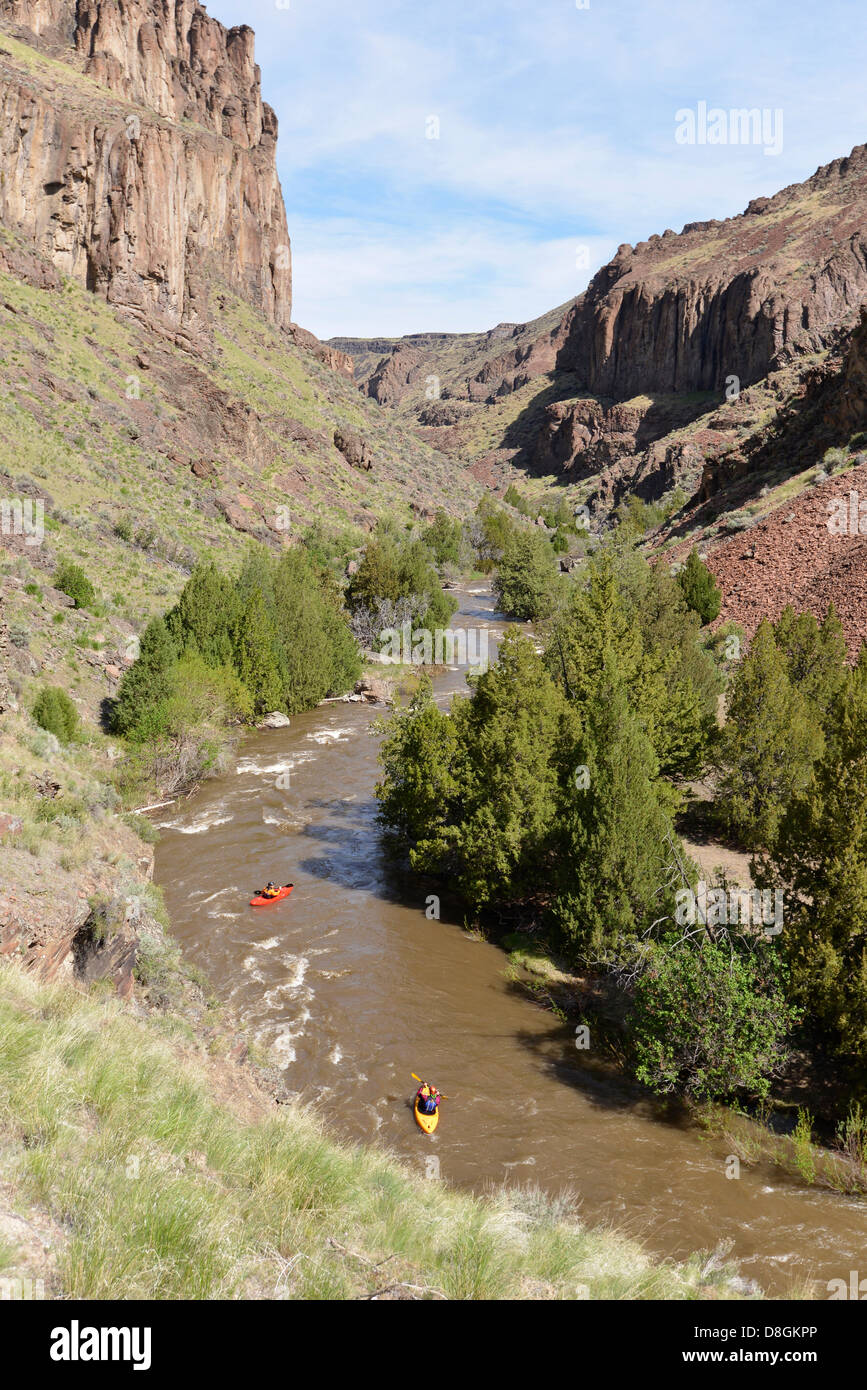 Kayaking Idaho's Jarbidge River Canyon Stock Photo - Alamy