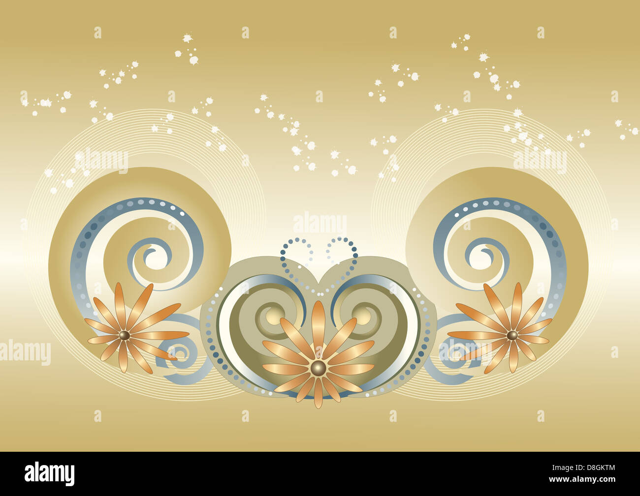 Bright banner of twisted forms Stock Photo - Alamy