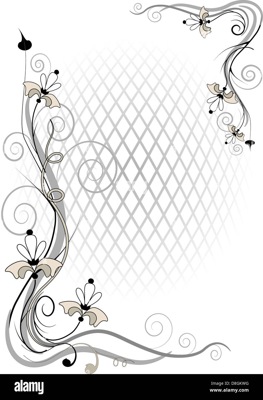 Page Corner Flower Designs