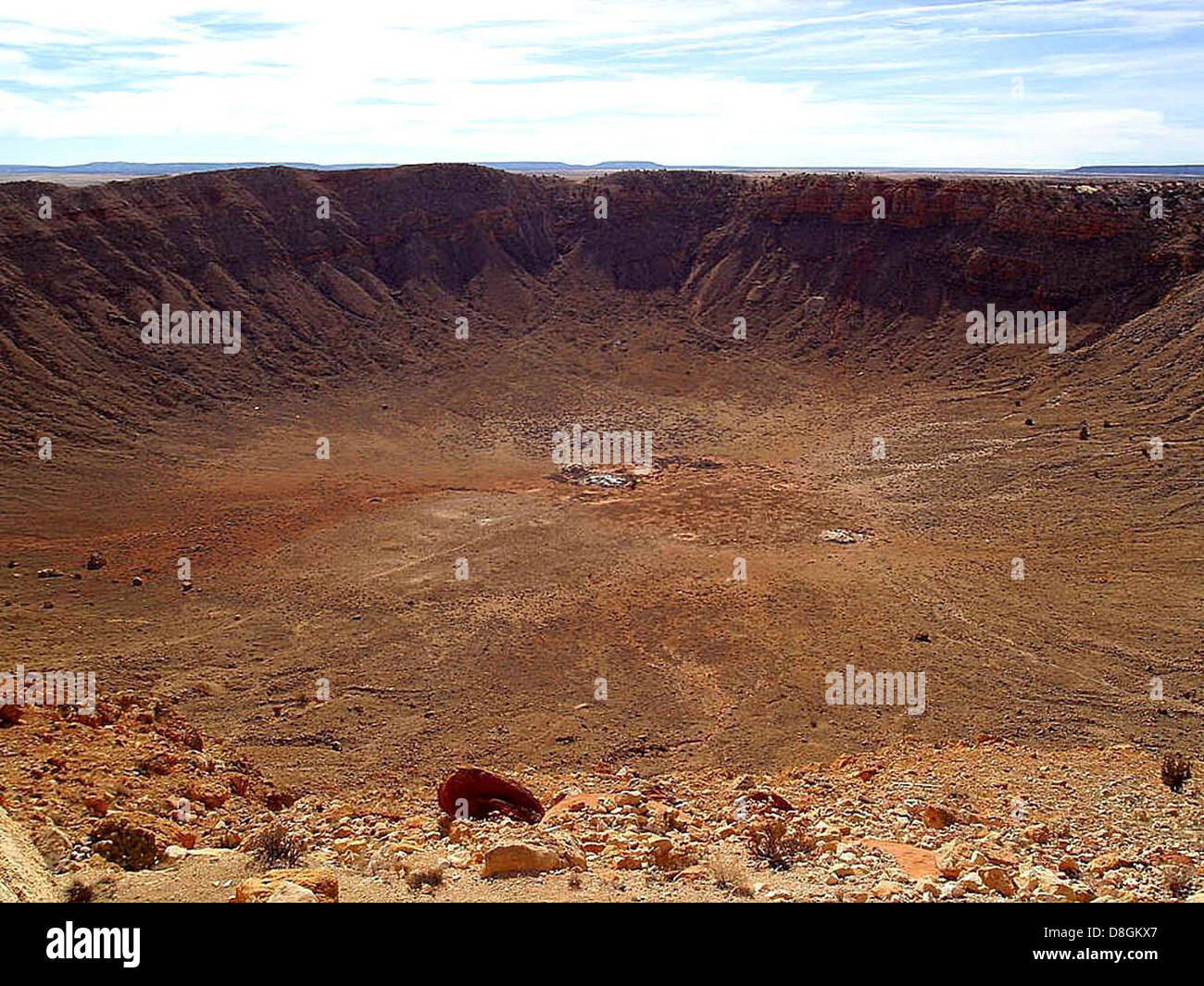 Barringer meteorite crater Stock Photo - Alamy